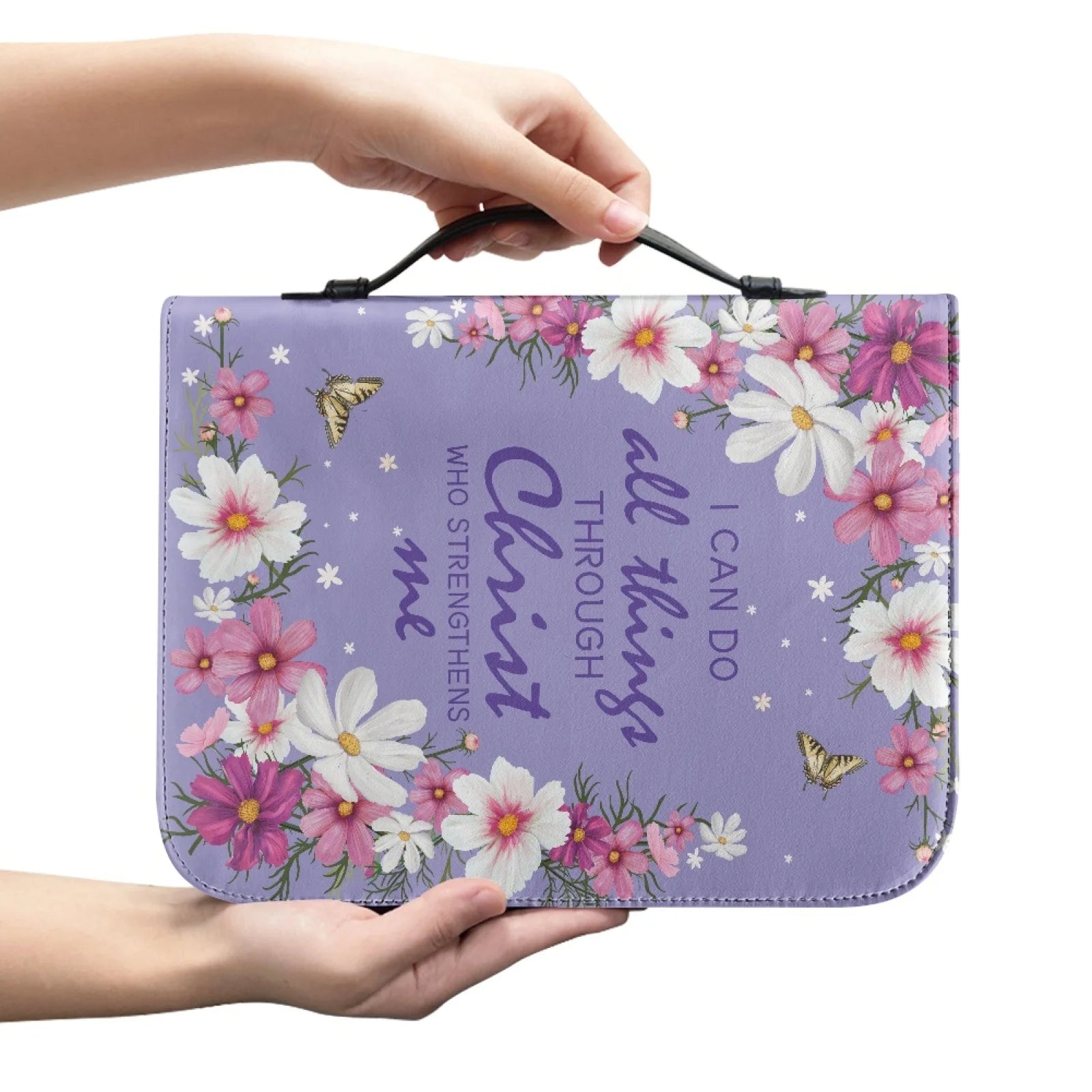 Bible Cover for Women - Custom Printing with Pockets – Pillar & Ground